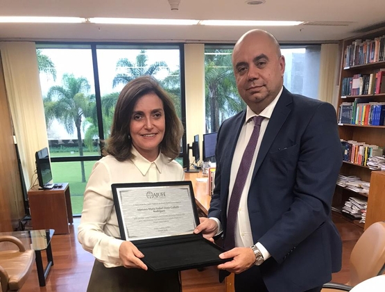 :: Ajufe - Ajufe presta homenagem à ministra Isabel Gallotti